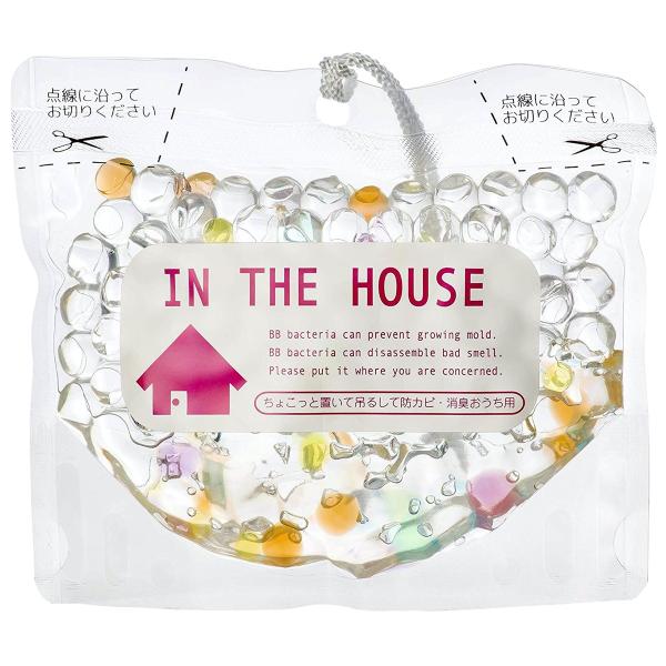 ※本商品はお安くご提供させていただくため、　パッケージレスでお届けさせていただいております。トイレや靴箱、浴室、洗面所などに、置いて、吊るして使える消臭・防カビ剤。バチルス菌という納豆菌の仲間が、カビやニオイを抑える効果を穏やかに発揮。高い...