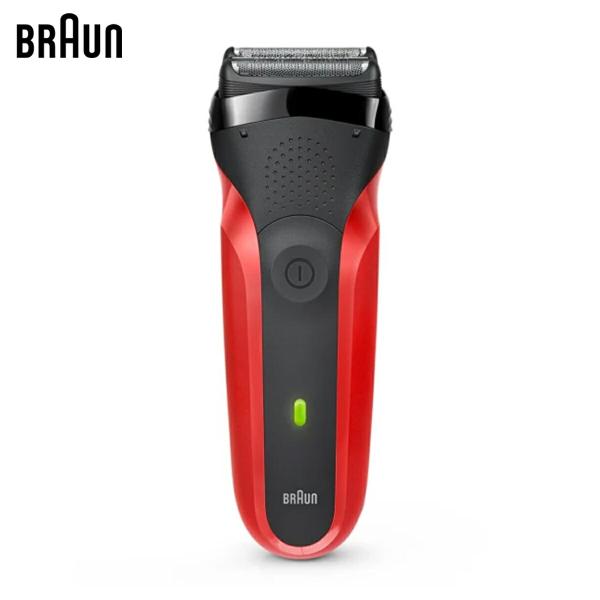 BRAUN 300s-R シリーズ3●3連サスペンションヘッドシステム上下に浮き沈みする３つの刃がさまざまな曲面にフィットし、長いヒゲも短いヒゲも正確にカットします。●S字形くせヒゲトリマーさまざまなヒゲを取り込みカット。●ディープキャッチ...