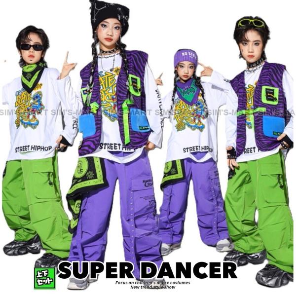 ・派手カラーでステージ上でも目立つこと間違いなしのセットアップ!!・ダンスチームの衣装としてやダンスレッスンに!・豊富なサイズ展開でチームで揃えやすい！！＜素材＞【 Tシャツ⇒綿 　パンツ⇒ポリエステル100％ 】※Tシャツ⇒ストレッチあり...