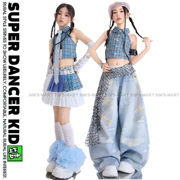 ・チェック柄トップスとのコーデがかわいいキッズのダンス衣装!!・ダンスの発表会やダンスコンテストなど、チーム衣装としてやダンスレッスン用にも！・豊富なサイズ展開でチームで揃えやすい！＜素材＞【 綿・ポリエステル 】※ストレッチなし※裏地なし...