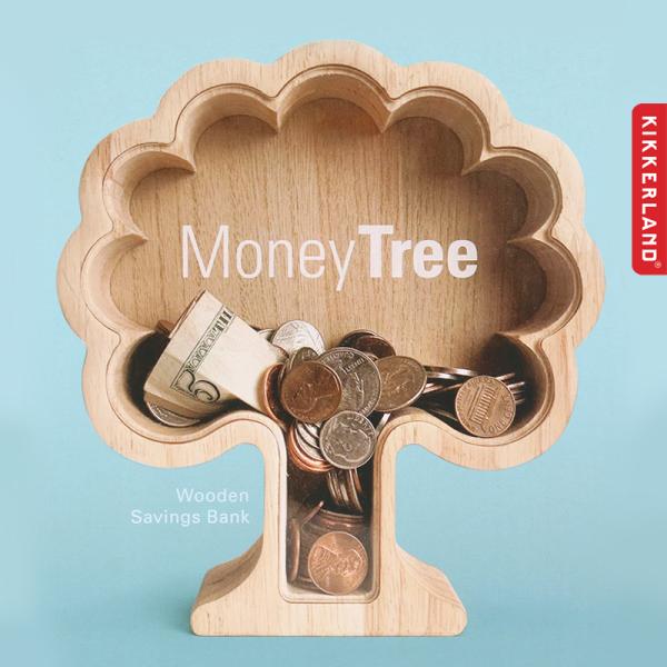 ≪Money Tree Bank マネーツリーバンク 貯金箱≫「金のなる木はない、なんて今日までだ！」木の形になったおしゃれでユニークな貯金箱です。前面はクリアガラスになっているので、貯まり具合がパッと見ただけで確認できます。やる気になれる...