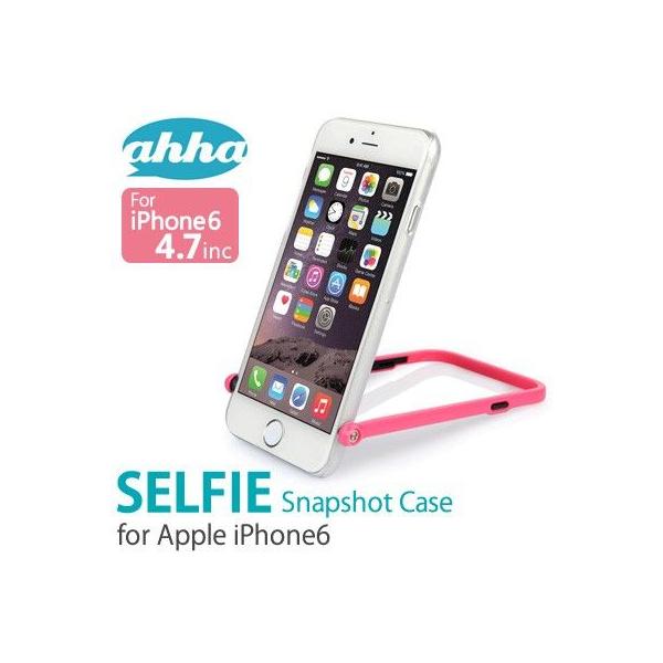 ※こちらは【iPhone6 4.7inc】用になります。スタンド型の鏡のように自立が出来るケースなので、テーブルに置いてスタンドに、また手に持って「自撮り」が簡単に出来ます。背面は透明のポリカーボネート製なのでiPhone本体もしっかり守り...