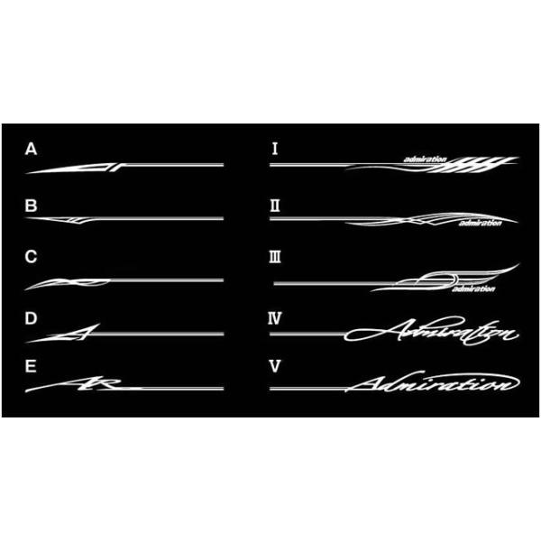 車種：ヴォクシー型式：80系/前期年式：H26.01〜H29.06グレード：ZSセット内容：フロント×2/センター×4/リヤ×2/1台分L/Rセット(8Ps)カラー：ゴールド/シルバー/ブラック/マットブラック/ホワイト/レッド/オレンジ/...