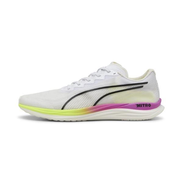 ■品番：311429■品名：PROPIO NITRO■メーカー希望小売価格：　本体15,000円＋税■カラー：PUMA White-Pure Magenta■詳細重量:約125g(24cm)レギュラー幅テキスタイルアッパーシューレース式かか...