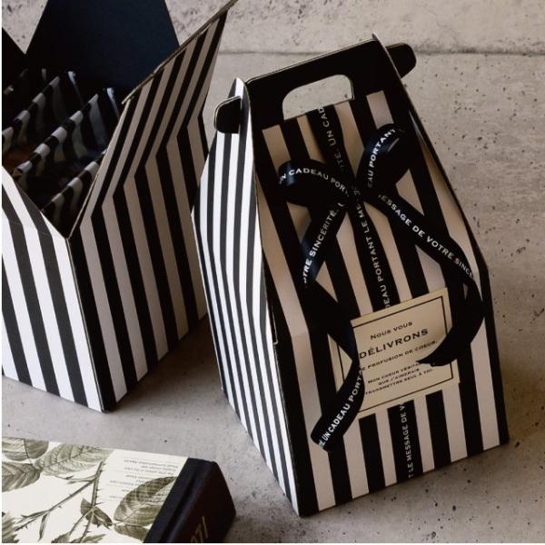 【FIERTE】フィエルテ ハンドルギフトボックス目指したのは、「ハイクラス」よりも「ハイセンス」 。黒と白を基調としたフィエルテシリーズは 商品の魅力を引き出して、引き立てて “よりいいもの、よりおしゃれなもの”へと仕立てます。個性的に見...