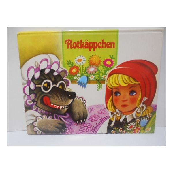 赤ずきんのお話。1ページおきにしかけがあります。12P　ハードカバーサイズ20cmｘ26ｃｍ1970年代洋書状態 経年で表紙に若干よごれあり。中は若干経年感はありますが未使用同様です。欠けなし。