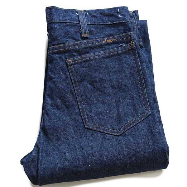 70s〜【Mr.Leggs】のデニムパンツです。シルエットはフレアです。TALON42ジップサイズ表記：不明（実寸W28インチ相当）実寸（平置き）・ウエスト　36cm・股下　74cm・股上　28cm・総丈　99.5cm・わたり　26cm・裾...