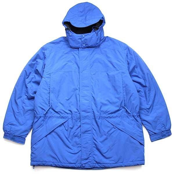 【L.L.Bean】のマウンテンパーカーです。フロントYKKダブルジップ、Thinsulateの中綿入り、左内ポケットあり、フード&amp;ウエスト&amp;裾にドローコードあり、フードはスナップボタンで取り外し可能です。カラー：青（画像よ...