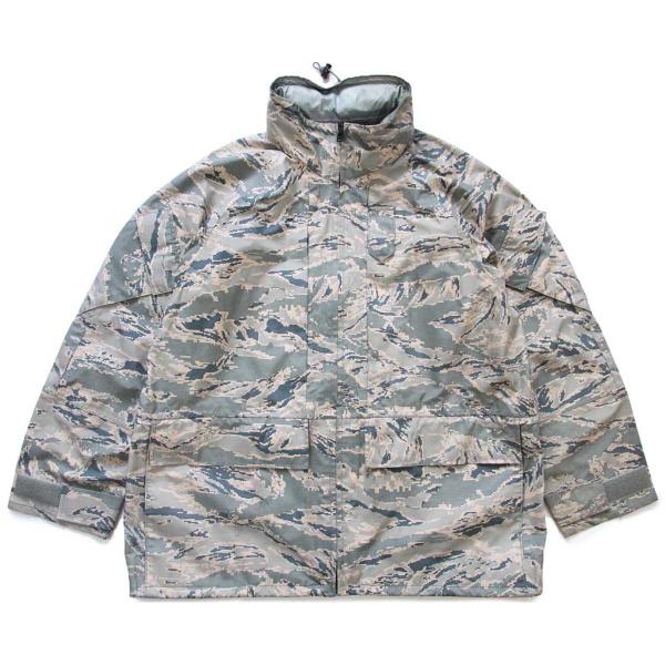 2000s U.S.AIR FORCE【PARKA,ALL-PURPOSE ENVIRONMENTAL CAMOUFLAGE】です。BARRIER WEAR製100% US COMPONENTS ASSEMBLED IN MEXICOフード...