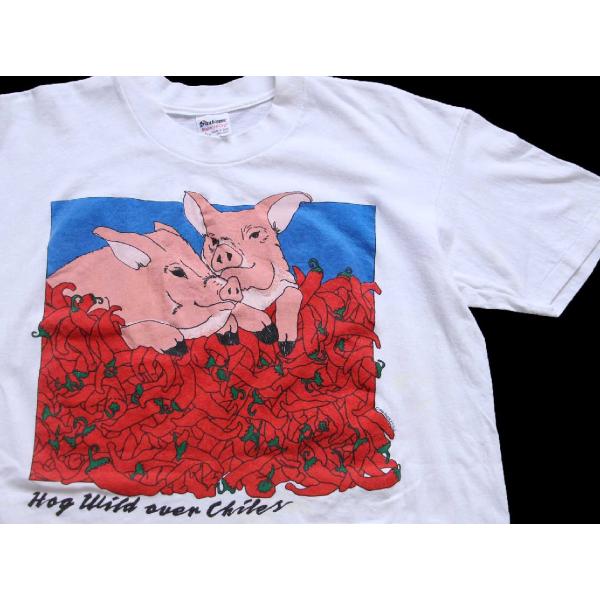 90s【Stedman】のTシャツです。MADE IN USA1990 RIVERA'S SWのコピーライトあり袖はシングルステッチカラー：白素材：100% COTTONサイズ表記：L（42-44）実寸（平置き）・肩幅　51cm・身幅　52...