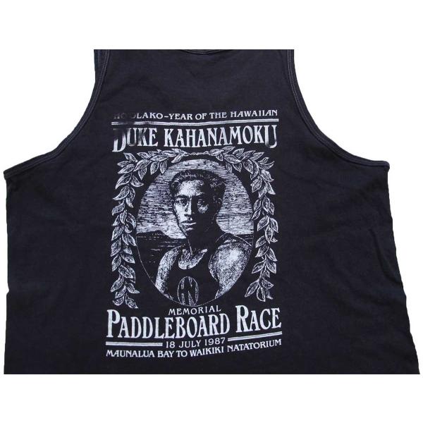 80s〜頃のタンクトップです。裾はシングルステッチカラー：黒（後染め）素材：おそらくコットンサイズ表記：不明（着用感メンズL相当）実寸（平置き）・身幅　56cm・着丈　61cm多少の誤差はご了承ください。コンディション：着用感があり、全体的...