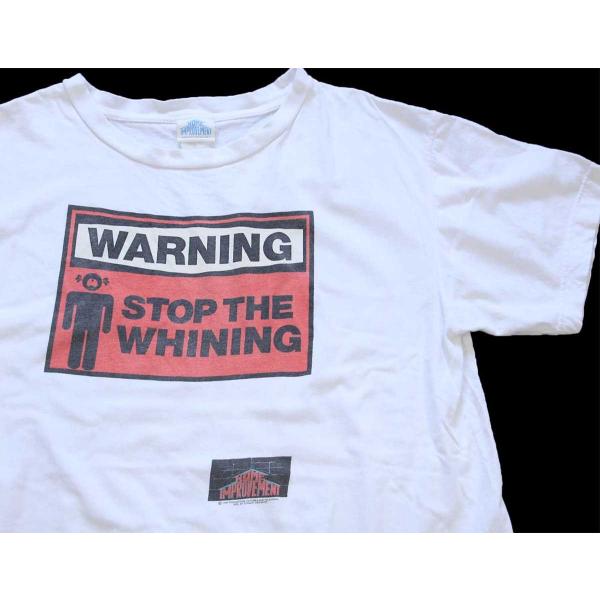 90s【HOME IMPROVEMENT】のTシャツです。カラー：白素材：100% COTTONサイズ表記：L実寸（平置き）・肩幅　55cm・身幅　61.5cm・着丈　69cm多少の誤差はご了承ください。コンディション：着用感があり、ネック...
