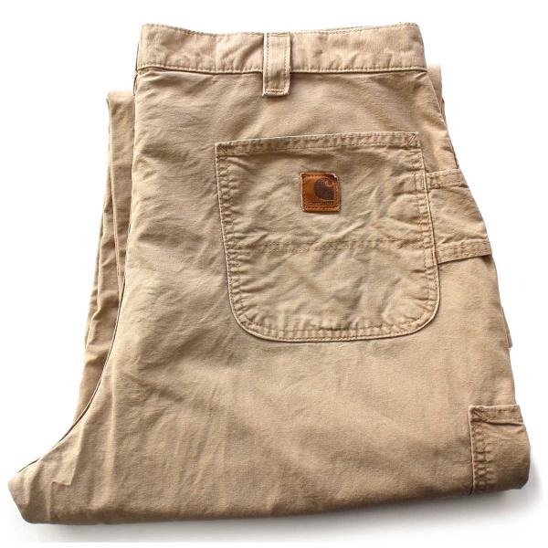 2009年製【carhartt】B151 Dungaree Fit ペインターパンツです。MADE IN MEXICOフロントジップフライ（YKK）、縫製はトリプルステッチカラー：DKH素材：100% COTTON（ライトダック地）サイズ表...