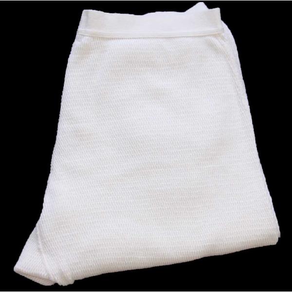 81年 米軍【DRAWERS, EXTREME COLD WEATEHR（100% COTTON）】です。LALLY MFG. CORP.製カラー：ナチュラル（生成り）素材：100% COTTONサイズ表記：X-LARGE（39-42）実寸...