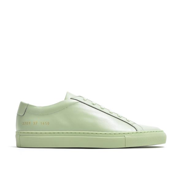 ブランド：COMMON PROJECTS / コモンプロジェクトコモンプロジェクト COMMON PROJECTS 3701 ORIGINAL ACHILLES LOW オールレザー スニーカー ローカット レディース ミント グリーン M...