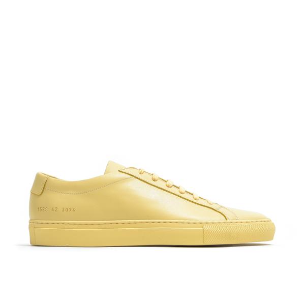 ブランド：COMMON PROJECTS / コモンプロジェクトコモンプロジェクト COMMON PROJECTS 1528 ORIGINAL ACHILLES LOW オールレザー スニーカー ローカット メンズ イエロー MADE IN...