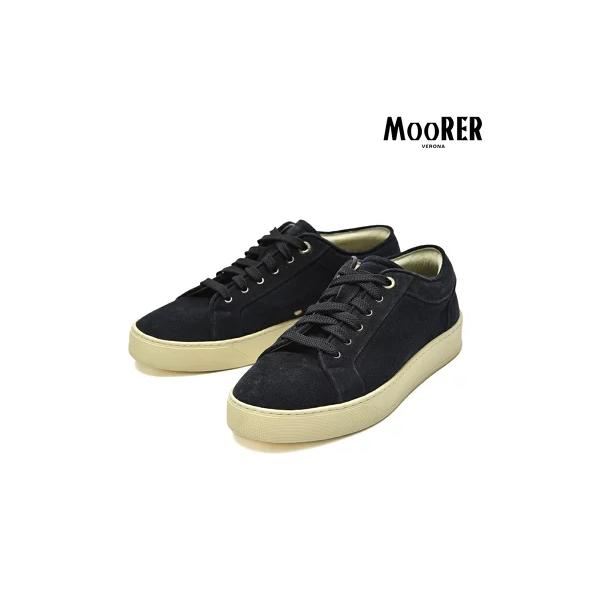 ブランド：MOORER / ムーレームーレー MOORER BALBO-NPP スエードレザー スニーカー ローカット シューズ メンズ スエード ネイビー イタリア ブランド MADE IN ITALY サイズ： 【39】【41】【41h...