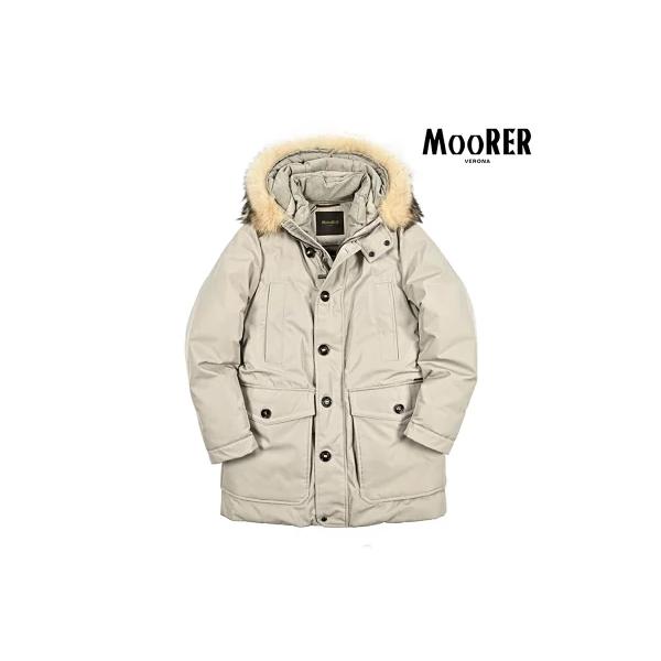 ブランド：MOORER / ムーレー2025ムーレー MOORER ARISTOTELE-WCO ダウンコート ミドル丈 秋冬 メンズ アウター ポリエステル ベージュ  イタリア ブランド MADE IN ITALY サイズ： 【44】【...