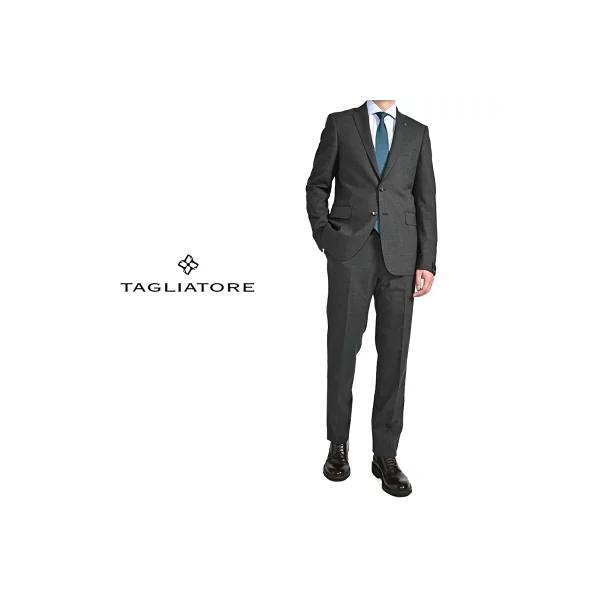 ブランド：TAGLIATORE / タリアトーレタリアトーレ TAGLIATORE 【2025年 秋冬新作】 スーツ テーラードジャケット 2Bシングル ノッチドラペル パンツ ノータック ストレッチ セットアップ 秋冬 メンズ ヴァージン...