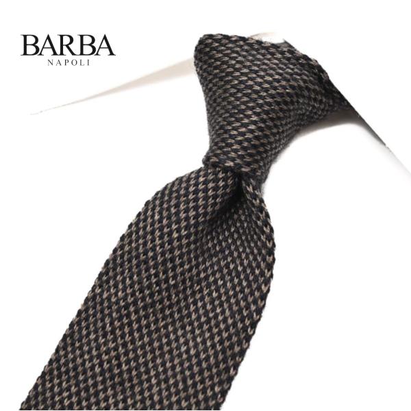 ブランド：BARBA / バルババルバ BARBA ネクタイ ニットタイ メンズ cucito a mano 手縫い仕立て シルク カシミヤ ネイビー ゴールド イタリア ブランド MADE IN ITALY ビジネス ギフト プレゼント ...