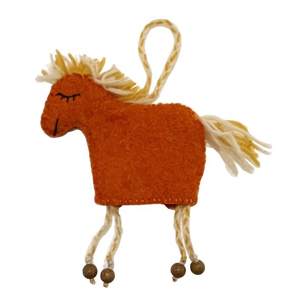 かわいいロバのかべかざり。　足先には鈴がついてます。