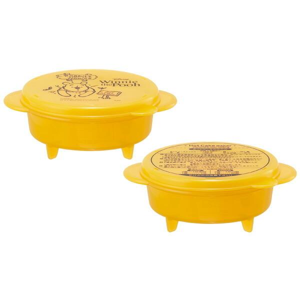 電子レンジで作るホットケーキメーカー(２個入り)●POOH/honey●//親子でクッキング レンジ調理 お菓子 製菓 イベント おやつ ティータイム ホットケーキミックス  くまのプーさん ディズニー Disney//