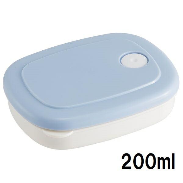 ご飯冷凍作りおき容器[200ml]●パウダーパステル ブルー●//白米 ごはん 食品 食材 保存 容器 ケース 小分け おかず 作り置き 弁当 食洗機 電子レンジ フタ 日本製//