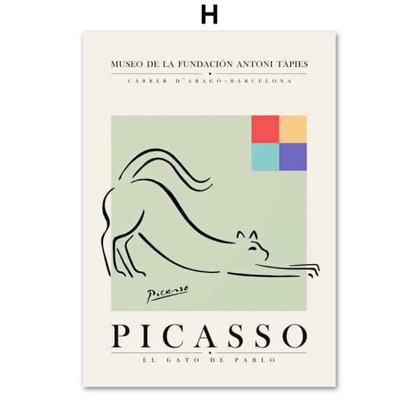 パブロ ピカソ 抽象画 猫 有名アートでお部屋を演出！リビングルームや玄関など幅広くご利用いただけます！ご注文前のご質問はお気軽に♪【サイズ】サイズは、オプションでご選択できます。【毎日の癒し】絵をお部屋に飾ると心が元気に！玄関・リビング・...