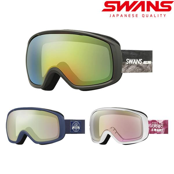 SWANS スワンズ ゴーグル 《2025》200-MDHS (SMBK・MNV・L/W)〈 送料無料 〉メーカー希望小売価格 税込 15,400円(税抜 14,000円)左右の視界が広くメガネ対応の球面レンズゴーグル[LENS COLOR...
