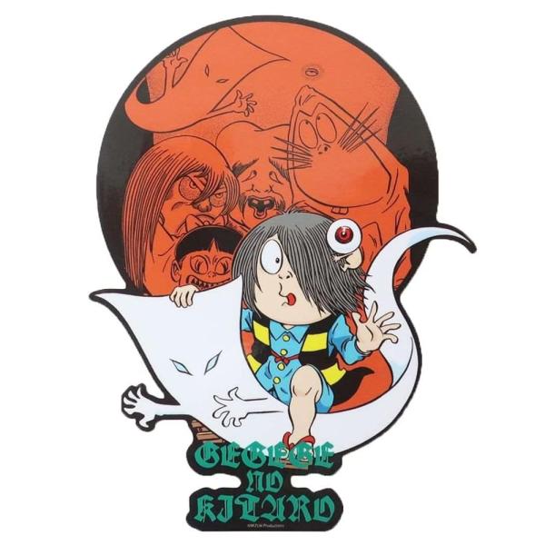 「商品情報」大人気アニメ[ゲゲゲの鬼太郎]グッズにまたまた可愛いnewアイテム登場こちらはとってもかわいい[ダイカットステッカー]大きめサイズの耐水耐候性仕様なので、バイクや自転車などの屋外使用もOKいろんなシールあるからいっぱい貼っちゃお...