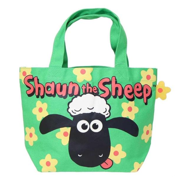 「商品情報」ひつじのショーン[ランチバッグ]カラーマチ付バッグ/お花「主な仕様」お弁当入れやワンちゃんのお散歩などに使えるマチ付きバッグランチトート/ランチバッグ/雑貨/ファッション バッグ/大人かわいいお弁当箱を持ち運ぶのに便利