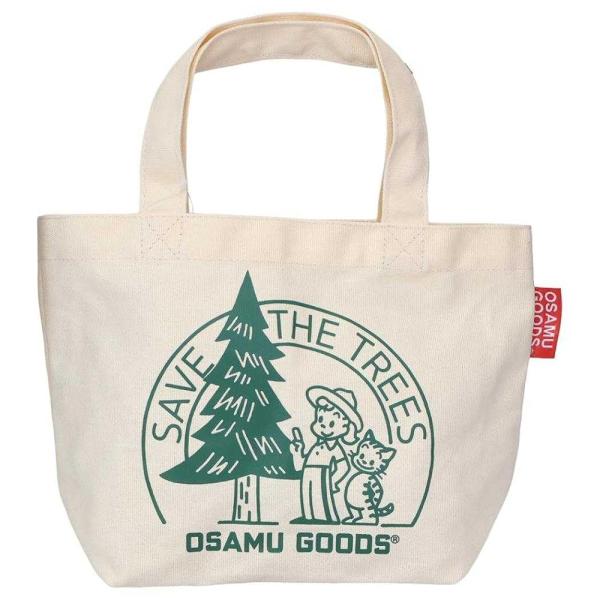 「商品情報」人気イラストレーター原田治が生みだした[OSAMU GOODS/オサムグッズ]グッズにまたまた可愛いnewアイテム登場こちらは定番人気アイテム[マチ付きコットンバッグ]お散歩などちょっとしたおでかけに便利なミニトートお弁当や水筒...
