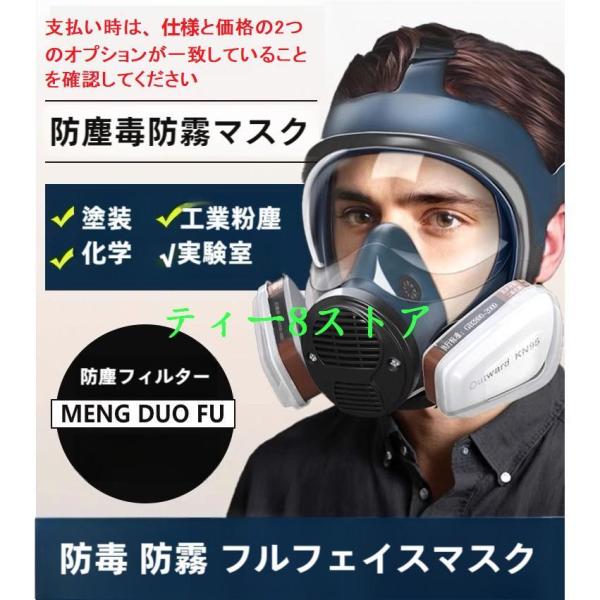 防護対象：粉塵、有機ガス、ベンゼン類などの有毒ガス、ガソリン、アセトン、二酸化炭素、エーテルなど。適用範囲：塗料調合、スプレー塗装、工業化学、工場作業、炭鉱防塵、煙塵、農薬処理などに使用可能です。