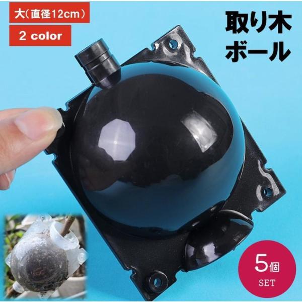 大サイズ（直径12cm）の取り木ボール 5個セットです。13-31mmの枝におすすめです◎取り木により苗木を簡単に増やせます♪※小サイズ（直径5cm）は【zak-29119】、　中サイズ（直径9cm）は【zak-29119-1】で　検索して...
