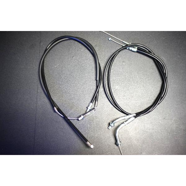 カワサキZ1/Z2/KZ900/1000　スロットル＆クラッチワイヤー　　5cmロング