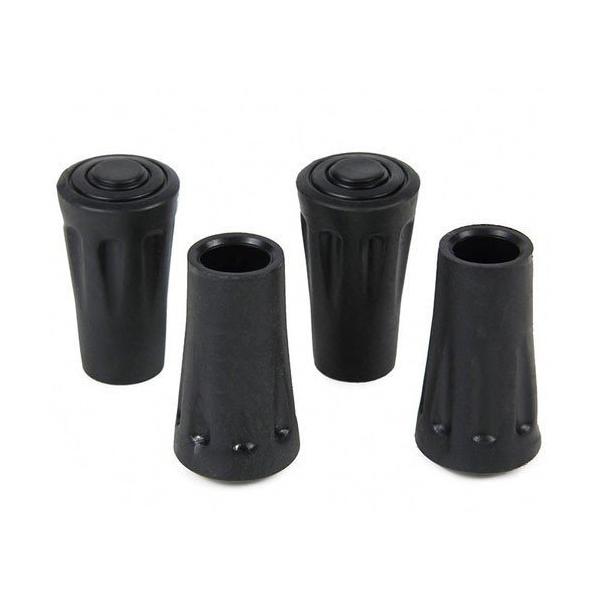 ・商品名：トレッキングポール ラバーキャップ ４個セット・サイズ：上端部幅約17mm×下端部幅約23mm×高さ約40mm　　　　　　ポール差し込み部　内径約11ｍｍ・重量：約15g(1個あたり)トレッキングポールのラバーキャップ お得な4個...