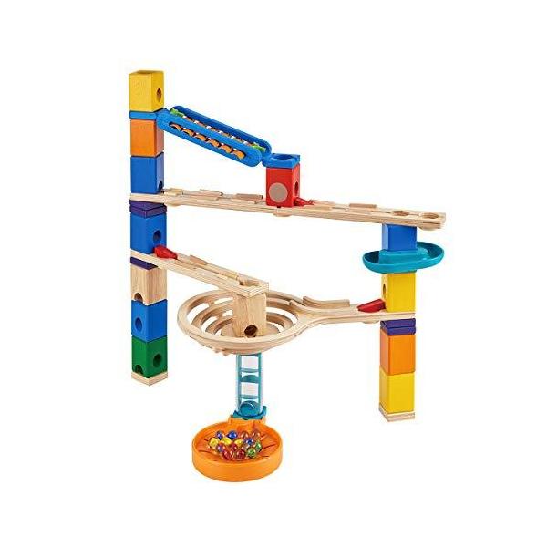 「商品情報」ファニーファンクションセットにしか入っていない、階段や鉄琴パーツなどの特殊なパーツと、レール・ブロックを組み合わせて、簡単なコースを作ってみよう! 目で見て、耳で音を聞いて、ビー玉の動きを追いかけられるので、低年齢のお子さまにも...