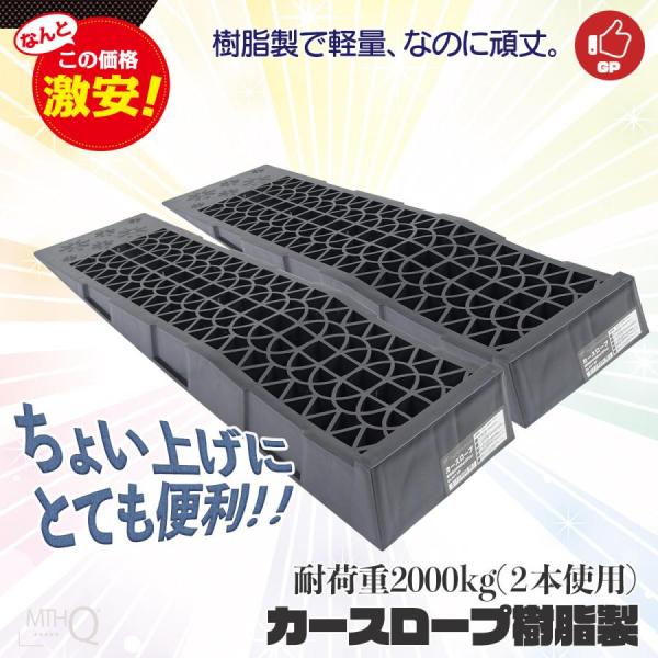 ◆商品情報耐荷重：2.0t（2個使用）サイズ(約)：幅20×奥行き70×高さ8cm重量（約）：1.5kg（1個）材質：ポリプロピレン色：ブラックセット内容：2個セット◆発送情報●送料金額：基本送料無料※但し、北海道＋330円、沖縄離島＋55...