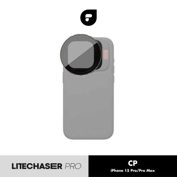 ・装着には専用ケース「PolarPro LiteChaser Pro ケース for iPhone 15 シリーズ」が必要です・反射を低減しコントラスト・彩度を上げる偏光フィルター・専用ケースとDefenderカバー付き
