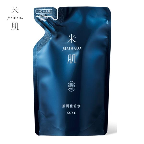 米肌 MAIHADA 肌潤化粧水 ライスパワー No.11つめかえ用 110mlうるおいがつまったような、充実感のある使い心地で なめらかになじむ保湿化粧水うるおいを与えて保ち、キメの整った毛穴の目立たない肌へとサポートふっくらとしたもちも...