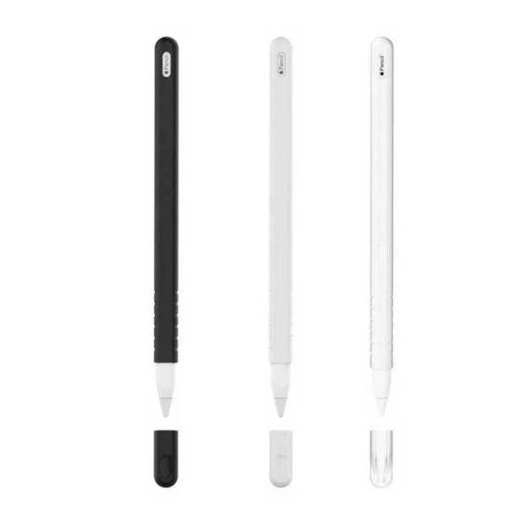 第二世代のApple pencil用の保護カバーです。※第一世代には対応しません。大事なApplepencilを落下などの衝撃から守る持ち手部分には滑り止めグリップになっていて、持ちやすく書きやすい。カラー：ブラック　ホワイト　透明長さ：1...
