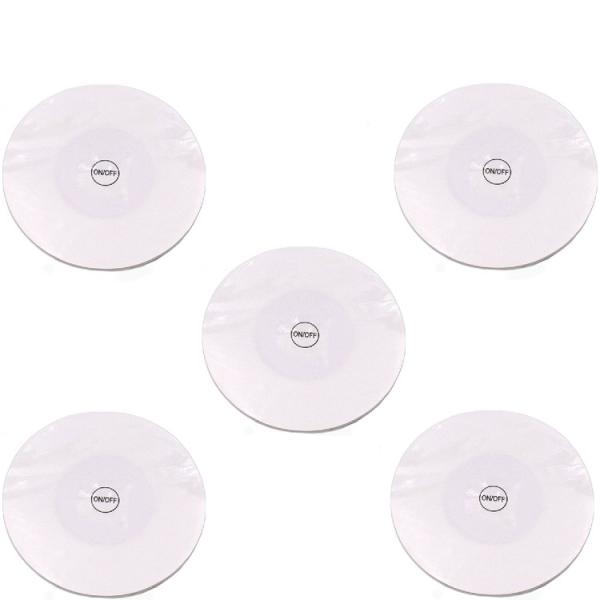 グラスやボトルの底に貼るだけ雰囲気を演出できるコースター昼光色、カラフル2種類出品しています。好きな色、特定な場合に合わせて使用できます。イベント、クラブ、結婚式などでの演出にも最適。（LEDの色味は、個体差がありディスプレイと異なる場合が...