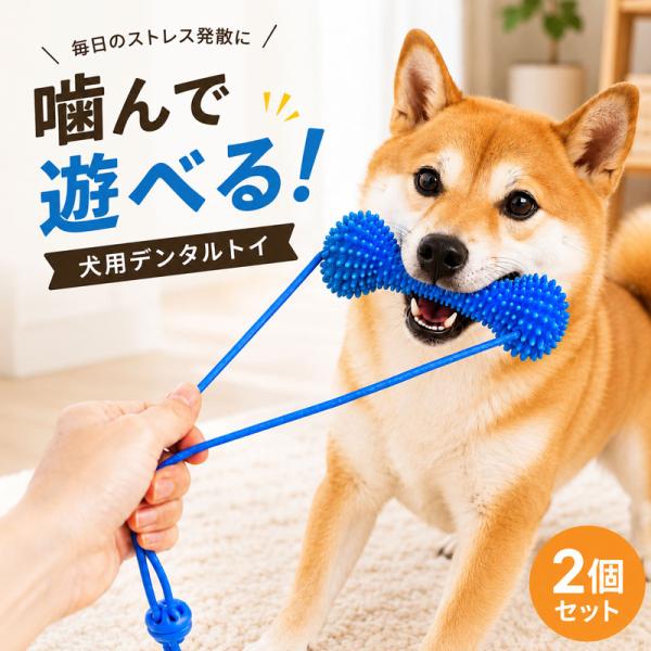 遊んでいるうちに歯がキレイに！噛むたびに歯垢歯石を除去し、口臭ケアもサポート。愛犬のデンタルケア、毎日の歯磨きが大変だと感じていませんか？このシリコン製デンタルトイは、遊びながら自然に歯をケアできる画期的なおもちゃです。噛むたびに歯垢や食べ...