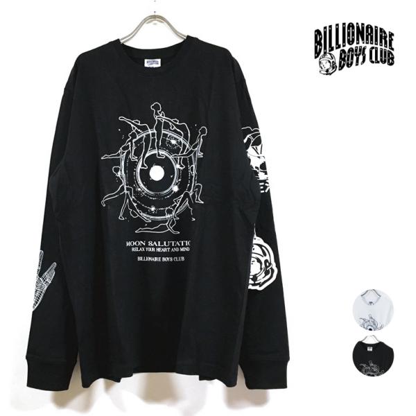 BILLIONAIRE BOYS CLUB ビリオネア ボーイズ クラブ BB MOON SALUTATIONS 長袖 Tシャツ メンズ 【 送料無料 】 BBC クルーネック ロンT プリント ロング トップス ストリート系 ブランド ヒ...