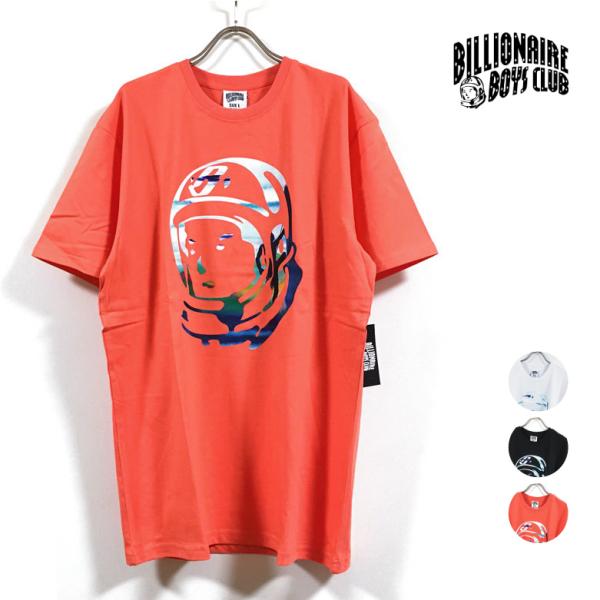 BILLIONAIRE BOYS CLUB ビリオネア ボーイズ クラブ BB HELMET 半袖 Tシャツ メンズ 【 送料無料 】 BBC ロゴ プリント クルー トップス ストリート系 ヒップホップ スケーター ファッション アパレル...