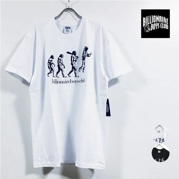 BILLIONAIRE BOYS CLUB ビリオネア ボーイズ クラブ BB EVOLUTION 半袖 Tシャツ メンズ 【 送料無料 】 BBC ロゴ プリント クルーネック tshirt ストリート系 ブランド ヒップホップ hiph...