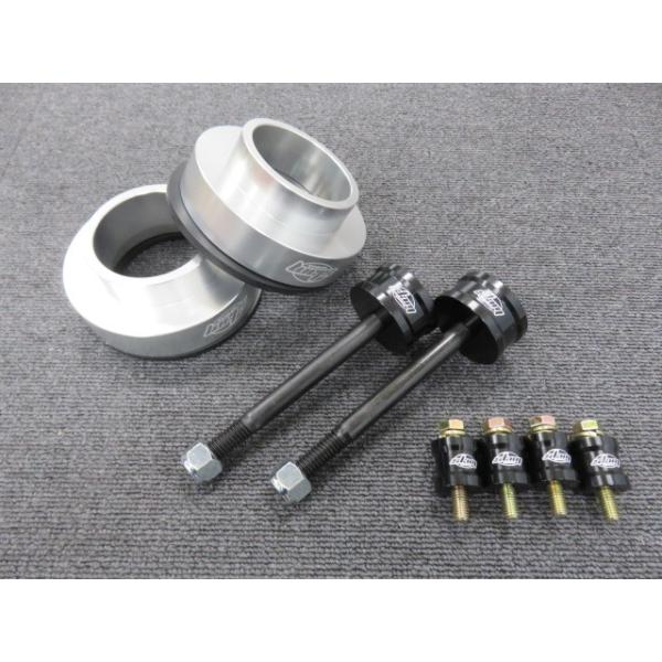 【フロントのみ】2003-2022 4Runner (215系/280系）ハイラックスサーフ  フロント 2インチ (50mm)アップスペーサー インコイルタイプ デフダウン付きですSLAM製インコイルタイプ　コイルクッションラバー付き(ラ...