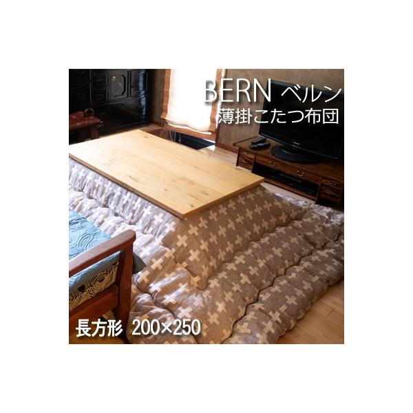 裏面がマイクロファイバーになっており、ふわっと気持ちいい〜薄掛けですがしっかり保温性有り！おしゃれであったか、見た目も機能もバッチリ！サイズ：200×250cm 長方形（適応天板サイズ 75〜90cm×105〜120cm）カラー：　ベージュ...