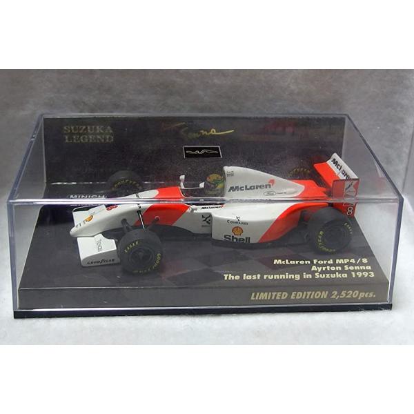 1/43 PMA ミニチャンプス F1 McLaren Ford MP4/8 Ayrton Senna The last running in Suzuka 1993 minichamps 539934308 formula ミニカー本体、...