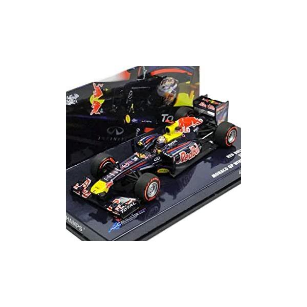 MINICHAMPS 1/43 Red Bull F1 Racing Team RB7 2011年モナコGP セバスチャン・ベッテル ミニカー本体、専用台座・ケース付属 ケースに擦れ傷有りO2-IE5Q-E6XJ